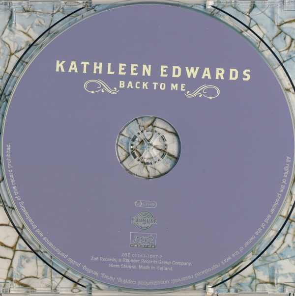 Kathleen Edwards - Back To Me - Nonstop Records