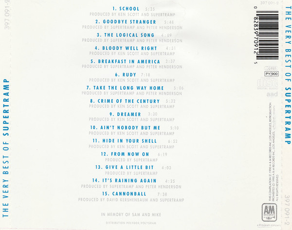 Supertramp - The Very Best Of Supertramp - Nonstop Records